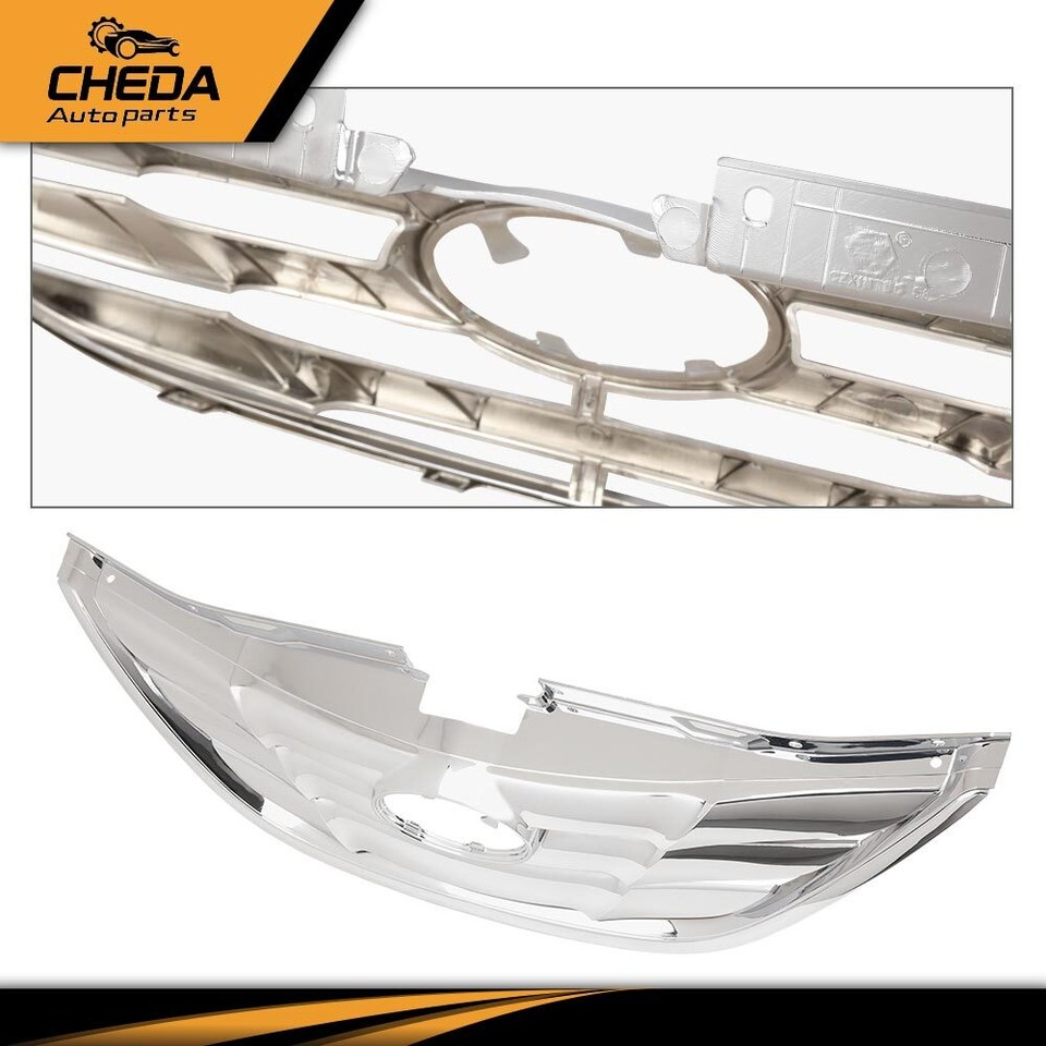 Fit For 2011 2012 2013 Hyundai Sonata Front Bumper Upper Grille ...
