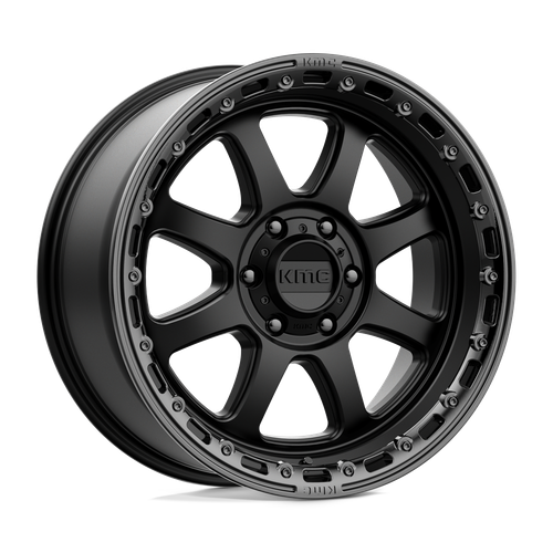 17 Inch Black Rims Wheels KMC KM548 Chase Chevy GMC Toyota 6x5.5 Lug ...