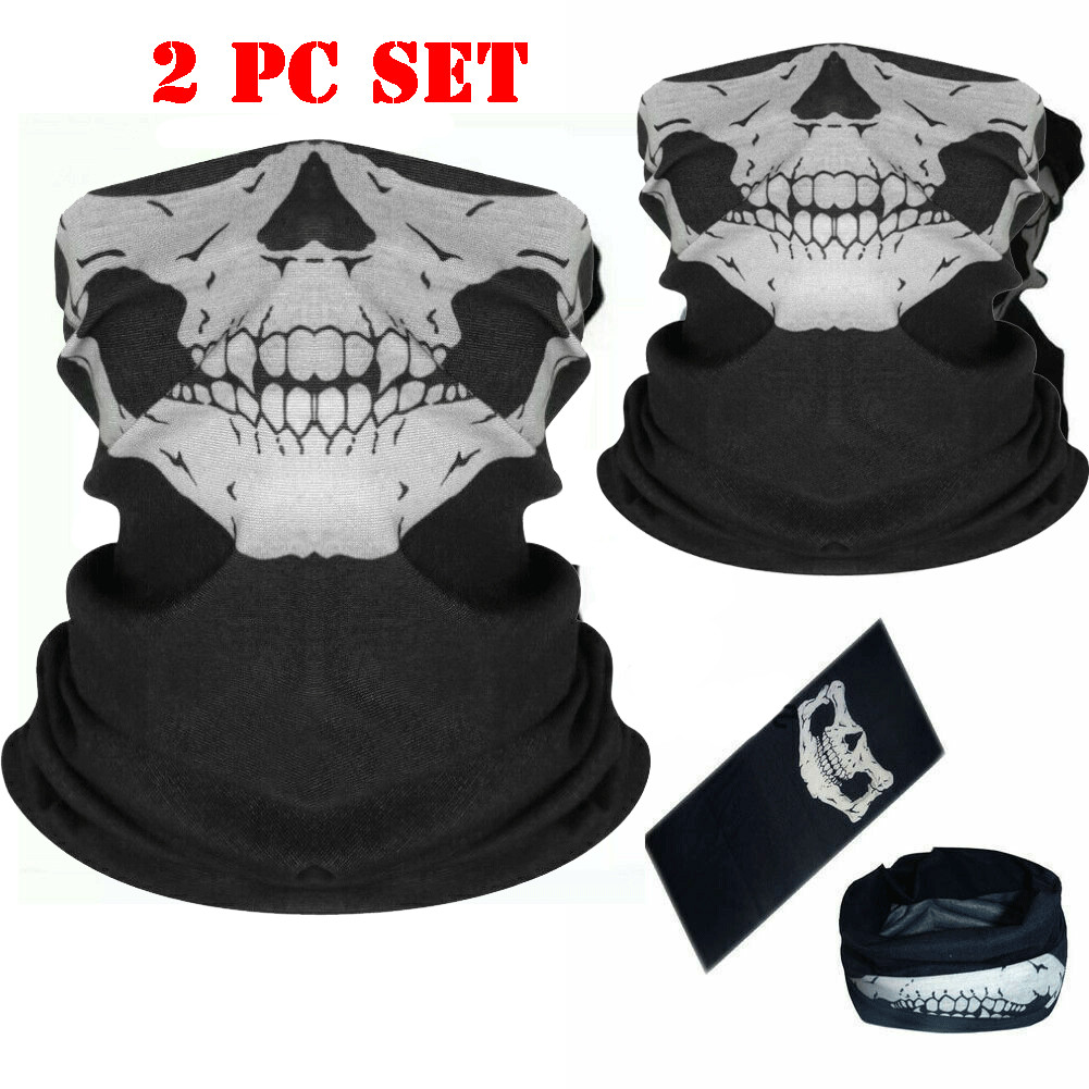 Motorcycle Skull Half Mask