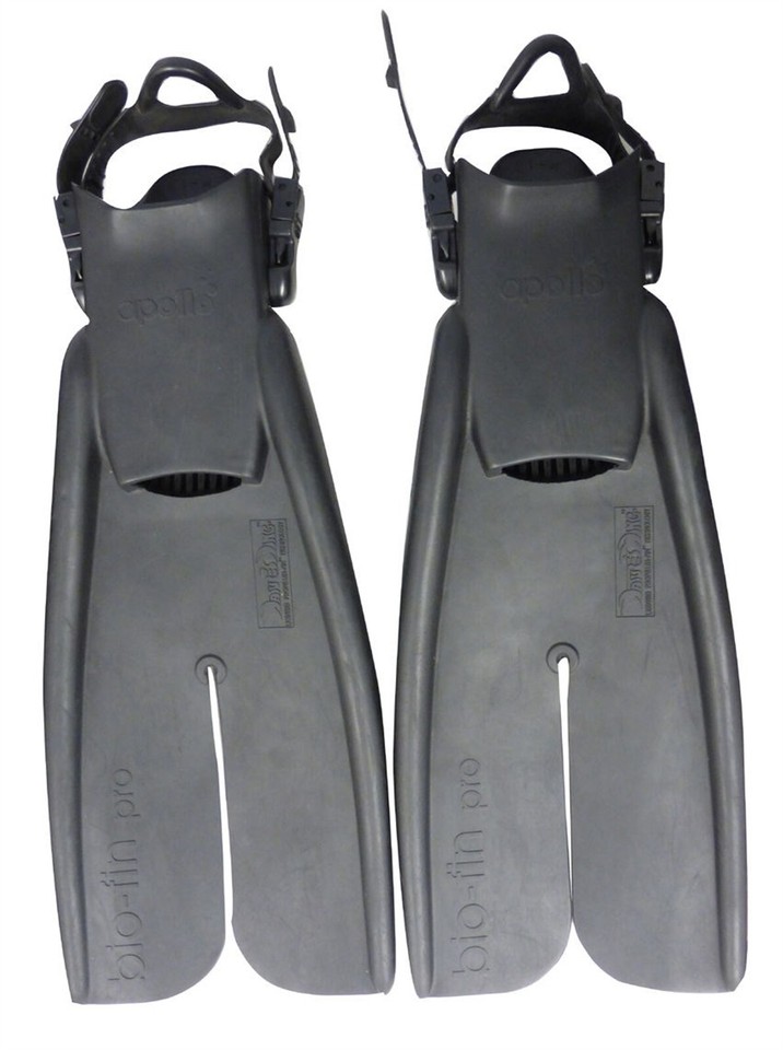 Apollo Bio-Fin Pro Scuba Diving Split Fins Open Heel Quick Release ...