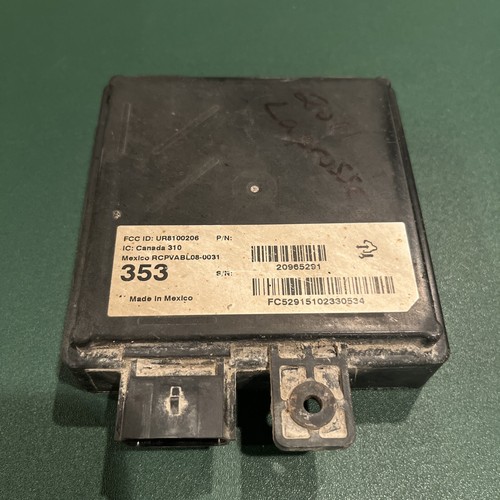 2010 2011 2012 2013 Buick Lacrosse Blind Spot Module Sensor Part Number ...