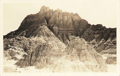 Badlands National Park Geologic Formations South Dakota 1930s RPPC ...