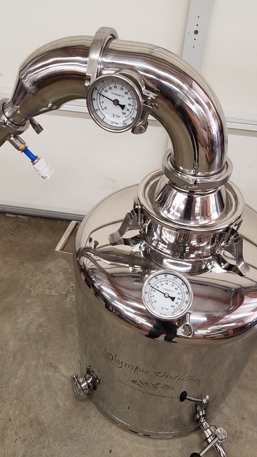 4 inch Stainless Steel 26 gallon (100L) Pot Still - Home Distillery | eBay