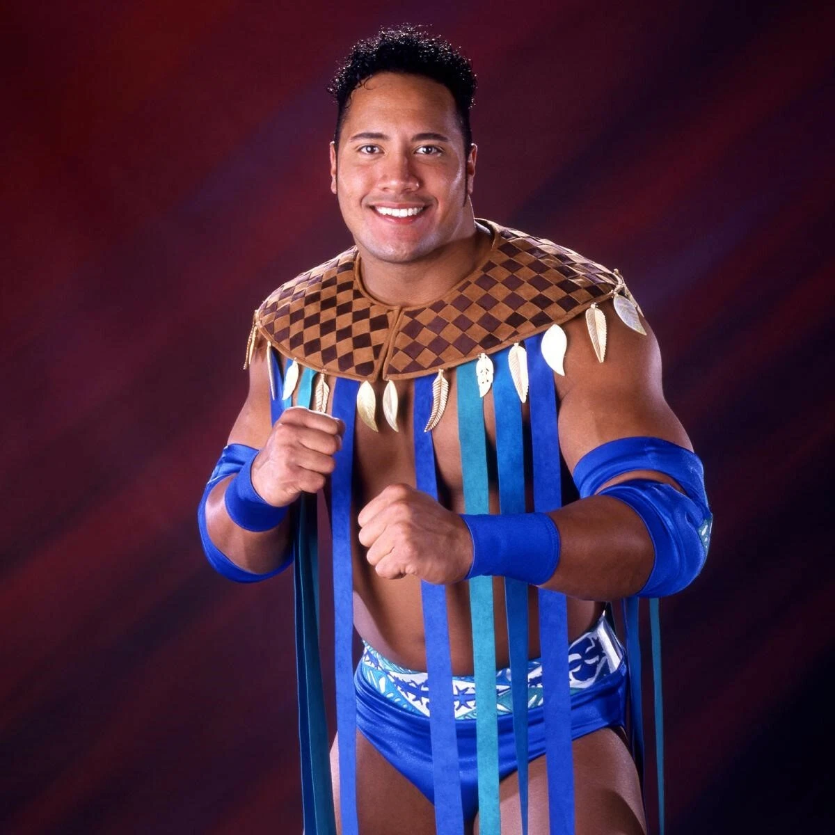 The Rock When He First Started Wrestling