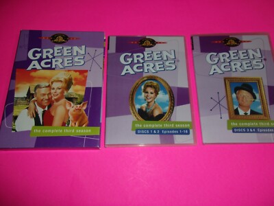 Green Acres - The Complete Third Season (DVD, 2009, 4-Disc Set ...