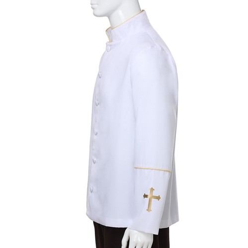 Clergy Men's Coat Men's Priest Jacket Pastor Preacher Minister Clerical ...