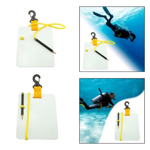Scuba Diving Write Slate with Clip and Pencil Underwater Communication ...