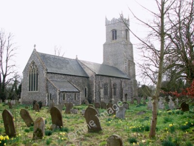 Photo 6x4 All Saints church in Alburgh The tower of All Saints church ...
