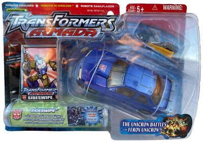 Transformers Armada Sideswipe&Nightbeat Mini-Con Vtg 2002 Action Figure ...
