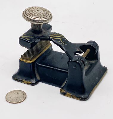 Antique The Pearl Check document anti signature Forgery cast iron press ...