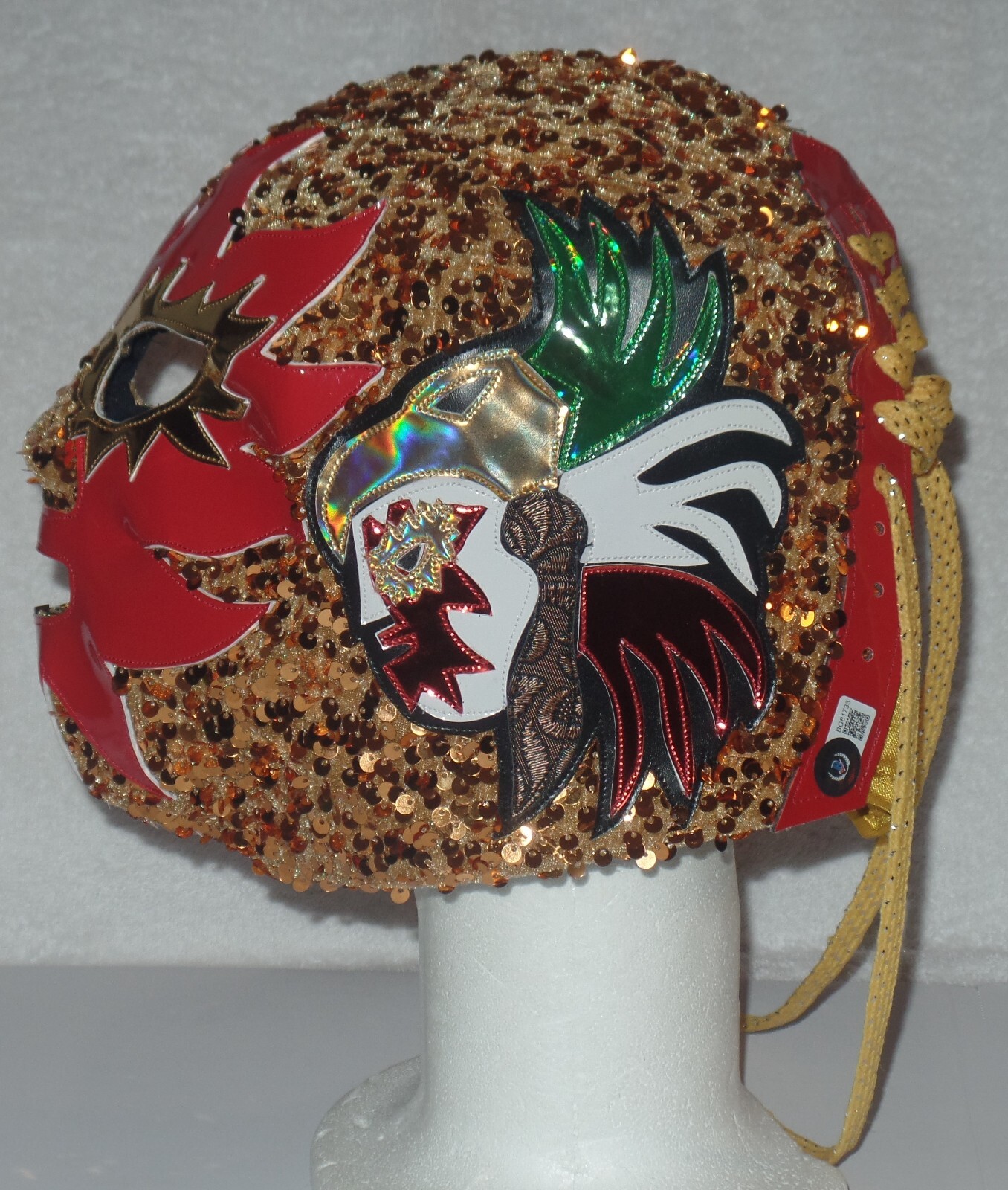 EL SOLAR SIGNED AUTO'D SEMI PRO MASK BAS COA LUCHA LIBRE CMLL AAA UWA ...