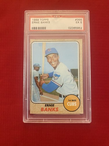 1968 Topps Ernie Banks #355 Chicago Cubs PSA 5 | eBay