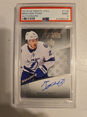 2016 Brayden Point Ultimate Coll. Autograph #118 PSA 9 269/299 | eBay