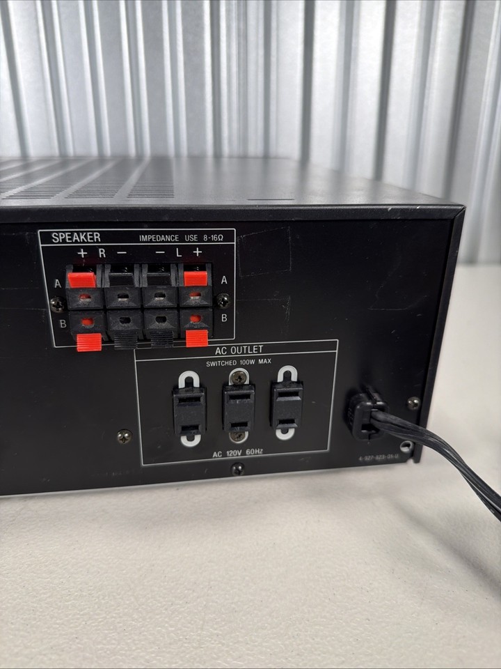Sony TA-AX390 Integrated Stereo Amplifier 5-Band Equalizer - Working ...