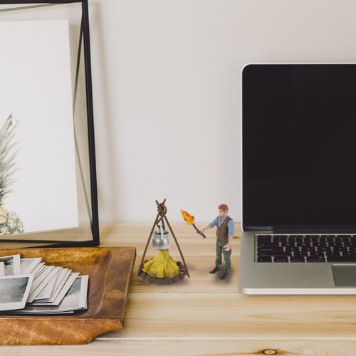 4 Sets Person Models Small Figures Camping Human Figure Decors Human ...