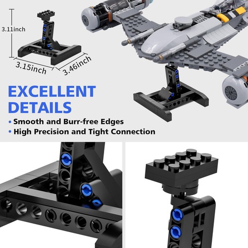 Lego Starfighter Display Stand - Fits Mando N-1, X-Wing, Jedi 75325 ...