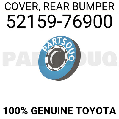 5215976900 Genuine Toyota COVER, REAR BUMPER 52159-76900 OEM | eBay