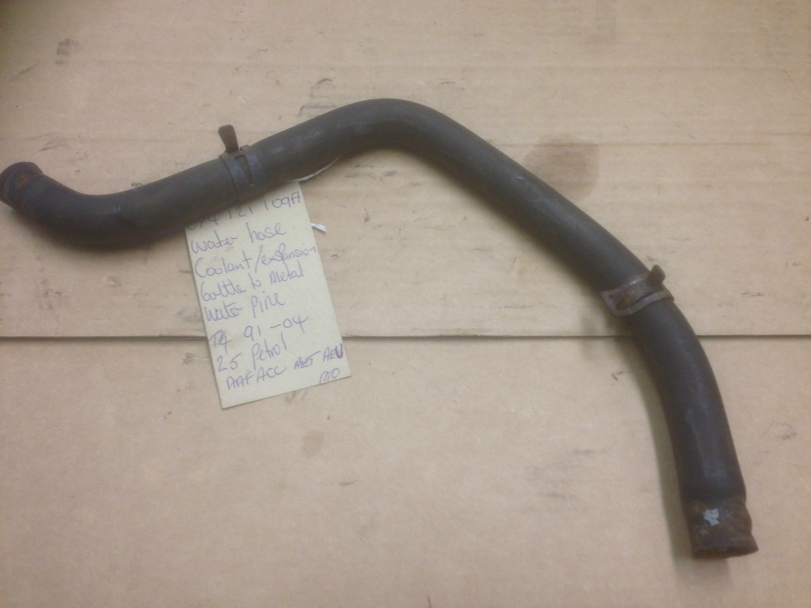 VW T4 VAN 2.4 DIESEL AAB ACV AJA 2.5 PETROL AAF ACC AET WATER HOSE ...