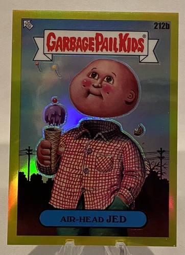 2023 GPK CHROME 6 YELLOW REFRACTOR CARD 212b AIR-HEAD JED 237/275-FREE ...