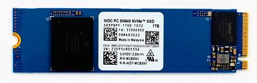 Western Digital WDC SN540 1TB 2280 M.2 NVMe PCIe4x4 SSD - SDDPNPF-1T00 ...