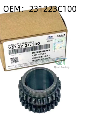 GENUINE ! SPROCKET CRANKSHAFT RIGHT for 05-14 HYUNDAI KIA OE# 23122 ...