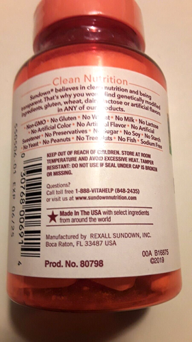 (NEW) 2 Sundown Essential ZINC 50mg 100 caplets (Exp 4/2026) Fast Free ...