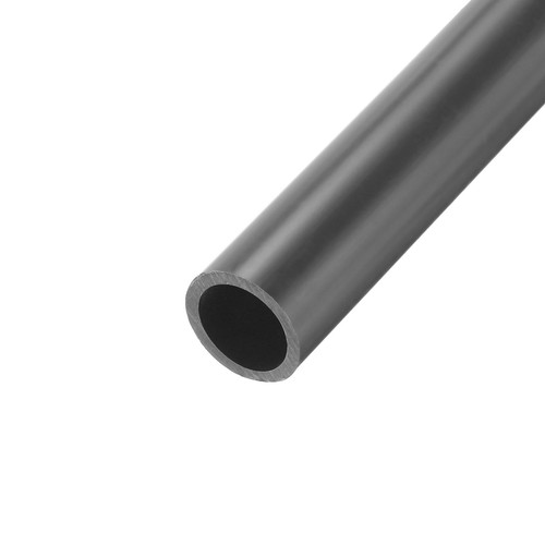 PVC Rigid Round Pipe 17.6mm ID 22mm OD 500mm Dark Gray High Impact | eBay