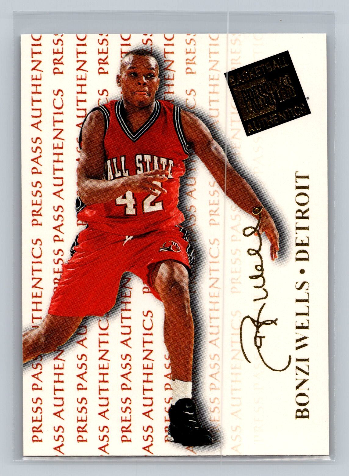 Bonzi Wells 1998 Press Pass Authentics #9 Ball State Cardinals C21 | eBay