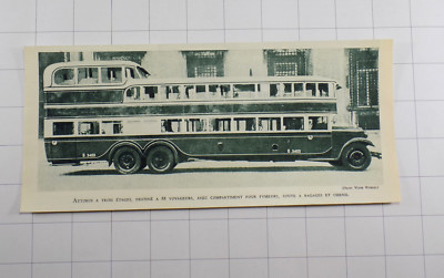 1932 Autobus à 3 étages pour 88 passagers , 3-Storey Bus for 88 ...