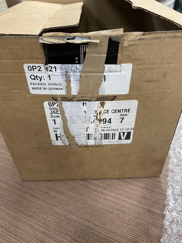 Bentley Water Pump. Part # 0P2121014H. Original & Genuine Bentley Part ...