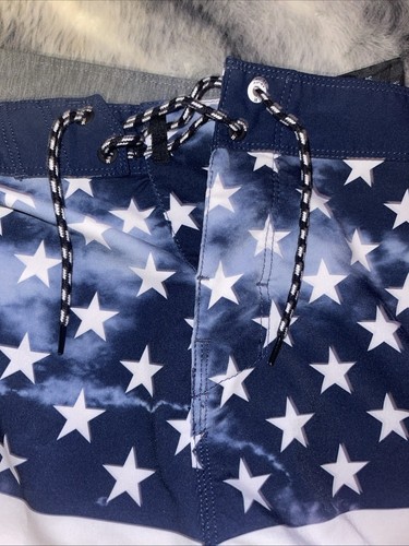 Mens Hurley Phantom USA Flag Board Shorts Swim Suit Trunks Size 34 | eBay
