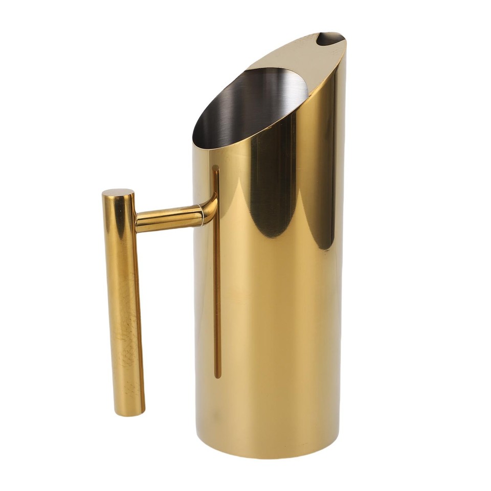 Water Pitcher 1L 304 Stainless Steel Straight Body Drink Pitcher With ...