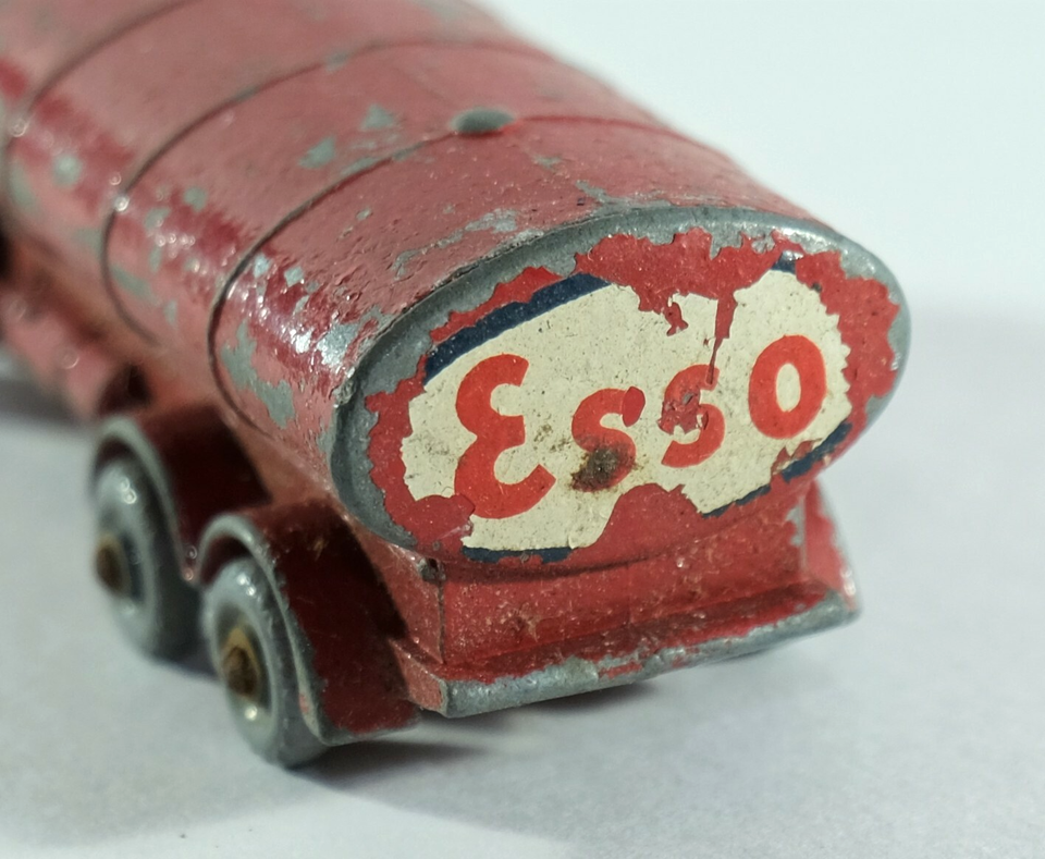 Vintage Matchbox Lesney No.11 ERF Petrol Tanker Esso Livery Diecast ...