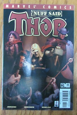 MARVEL COMIC BOOK THOR NUFF SAID #44 FEB 2002 | eBay