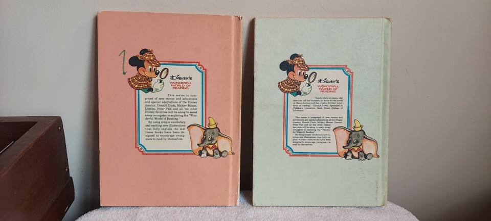 LOT OF 7 DISNEY'S RANDOM HOUSE BOOK CLUB EDITION HARDCOVER BOOKS 1972 ...