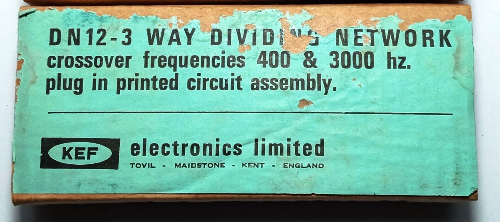 KEF DN12 3 Way Dividing Network Crossovers (Issue 2) | eBay