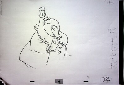 ALICE IN WONDERLAND 1951 Production Studio Copy THE WALRUS Model Sheet ...