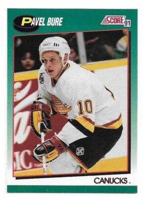PAVEL BURE 1991-92 Score Rookie & Traded Hockey card #49T Vancouver ...