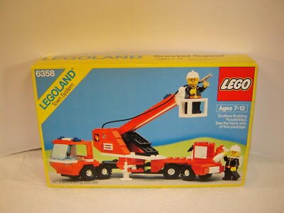 VINTAGE 1987 LEGO 6358 SNORKEL SQUAD LEGOLAND TOWN SYSTEM COMPLETE ORIG ...