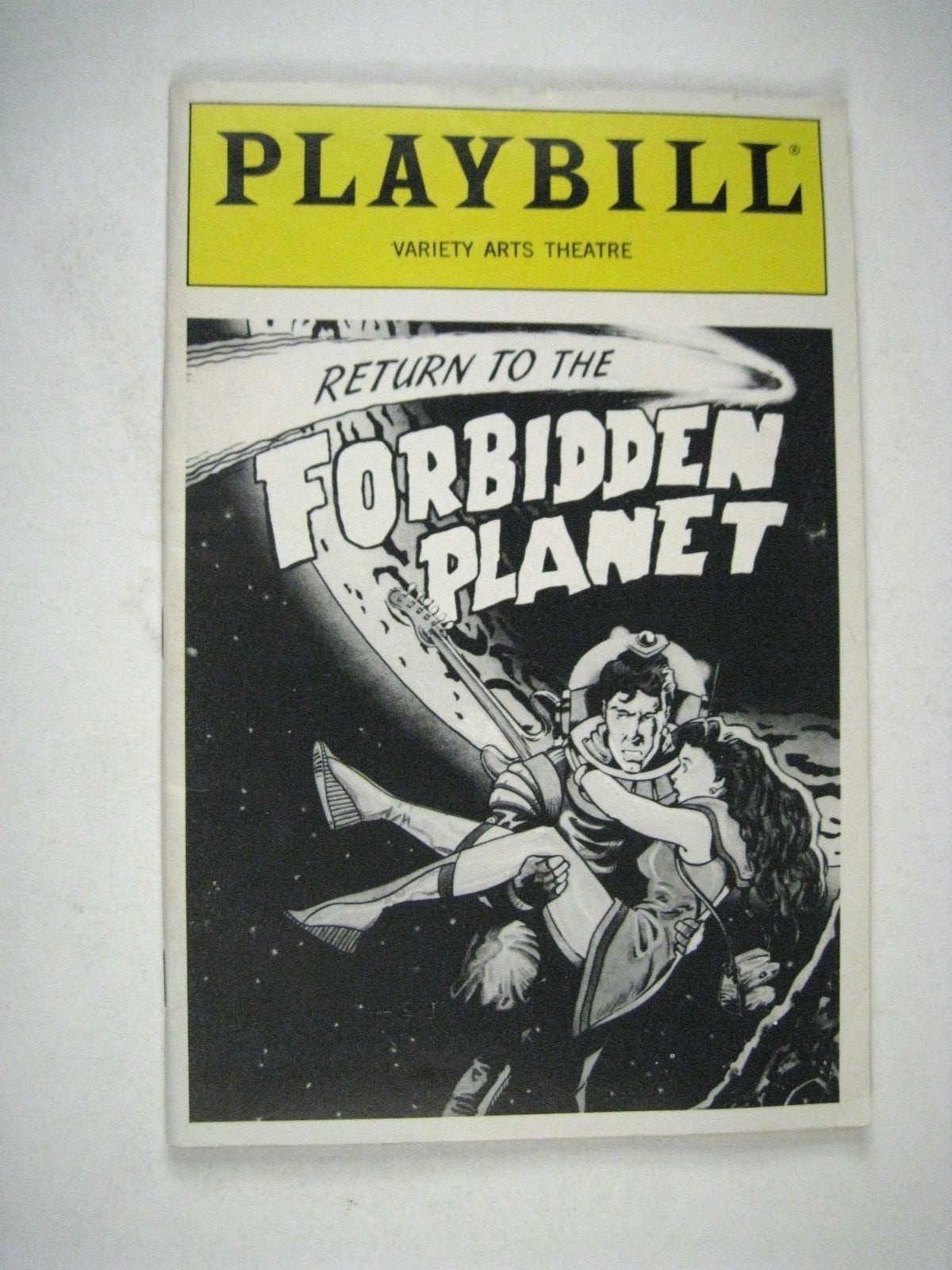 Return to Forbidden Planet Playbill 1991 Variety Arts Theatre Barre ...