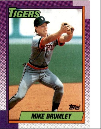 1990 Topps Baseball Cards Mike Brumley Detroit Tigers #471 | eBay