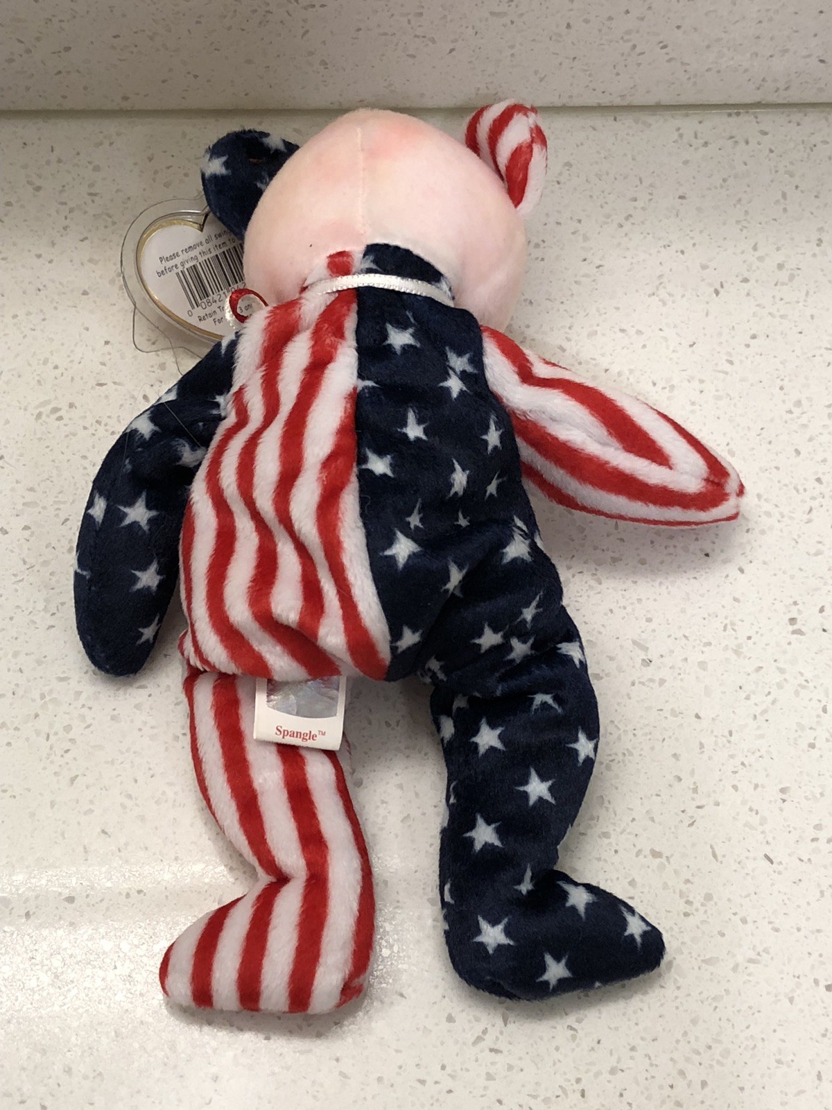 Classic TY Original Beanie Babies - Pink Face Spangler. Mint Condition ...