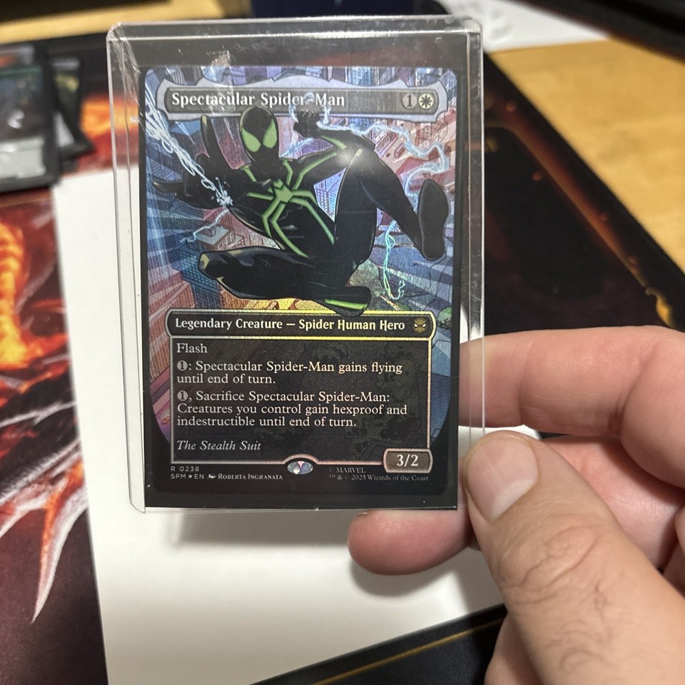 Spectacular Spider-Man (Borderless) #238 The Stealth Suit MTG CCG NM+ ...