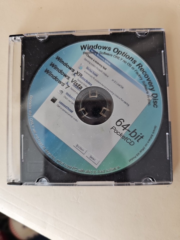 Widows Recovery Disk (Windows XP Windows Vista Windows 7) | eBay