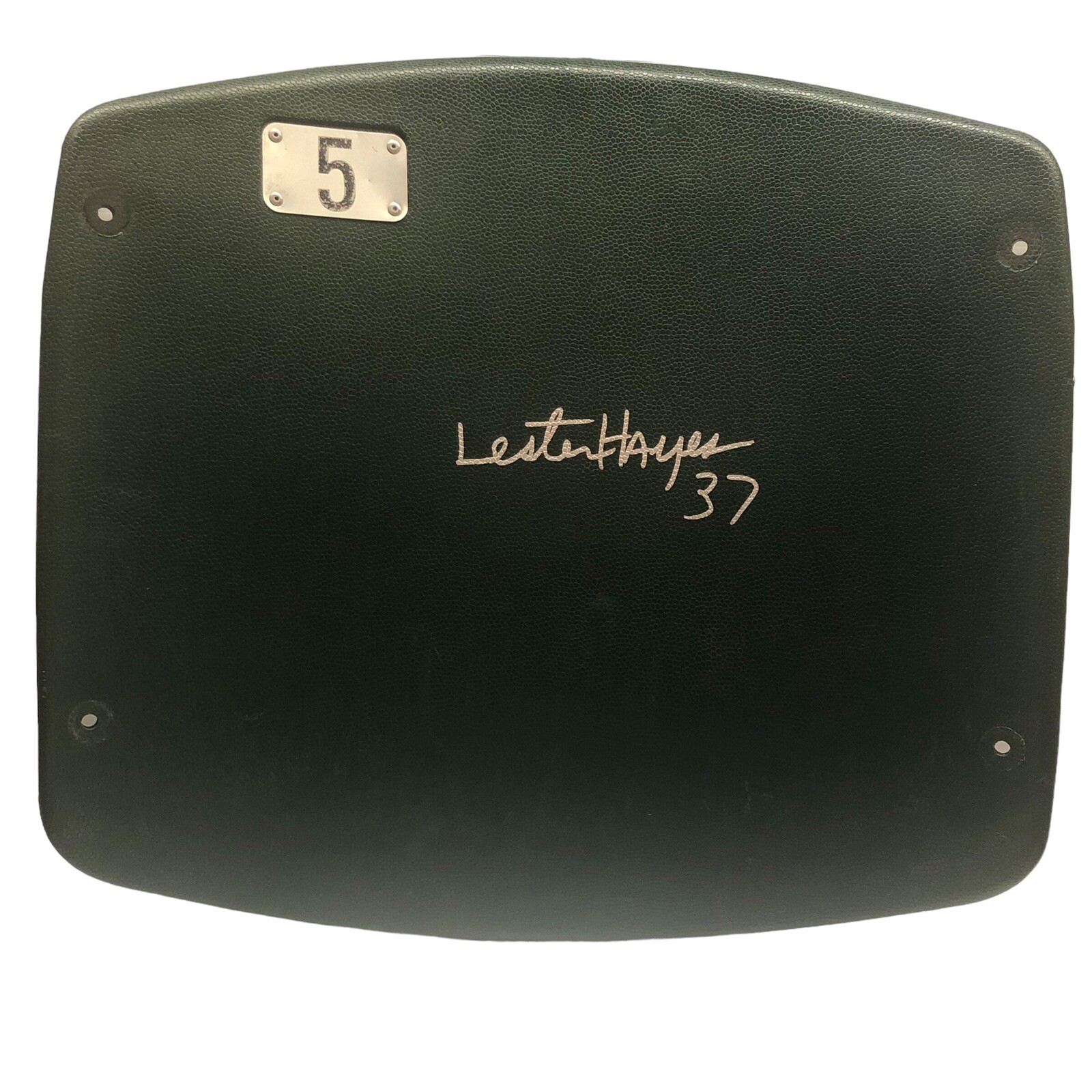 LESTER HAYES SIGNED AUTOGRAPH OAKLAND RAIDERS COLISEUM SEAT BACK ...