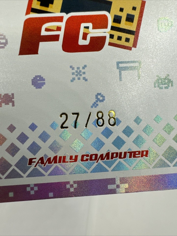 Family Computer Trading Cards Super Mario Bros Numbered /88 Case Hit ...