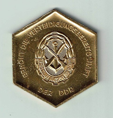 DDR:Medaille:GST-Meisterschaften im Sportschießen Gold | eBay.de