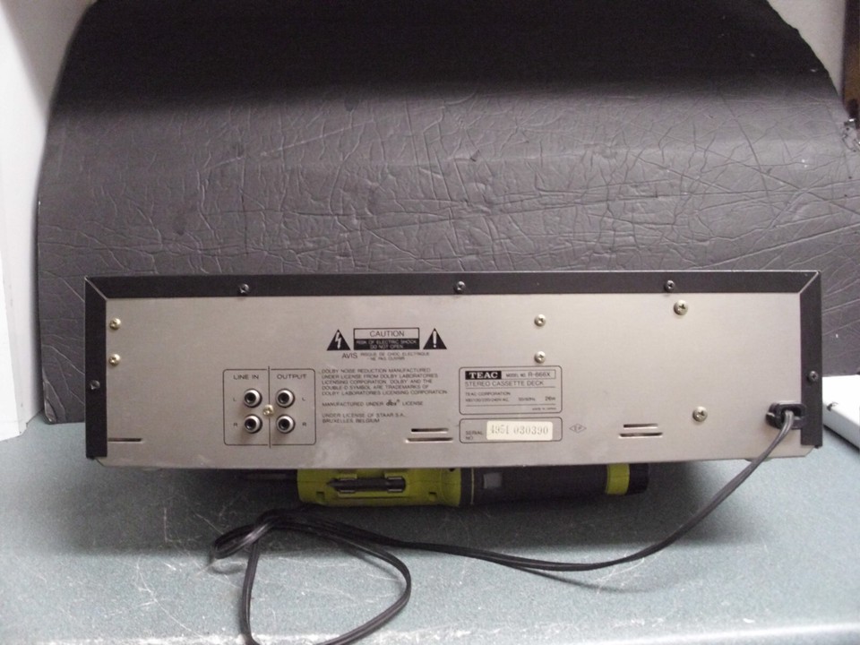 CASSETTE DECK TEAC R--666X NICE CLEAN DECK | eBay