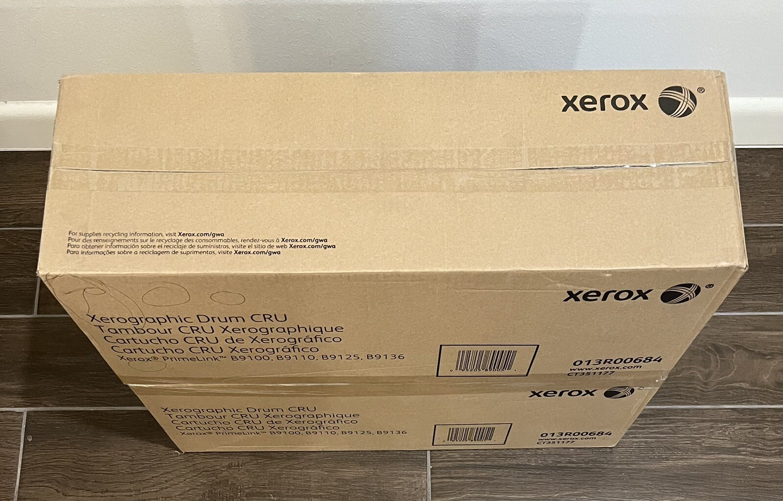 New Set Of 2 Genuine Xerox 013R00684 Drum CRU PrimeLink B9100 B9110 ...