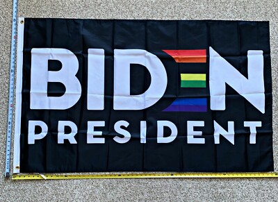 Joe Biden Flag FREE SHIPPING Biden Harris BLM Rainbow E Equality USA ...